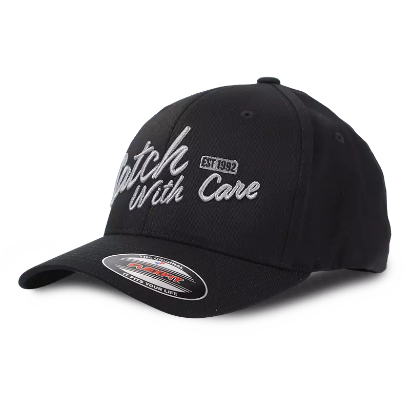 CWC Flexfit Cap Black CWC Text - Kurre.fi verkkokauppa